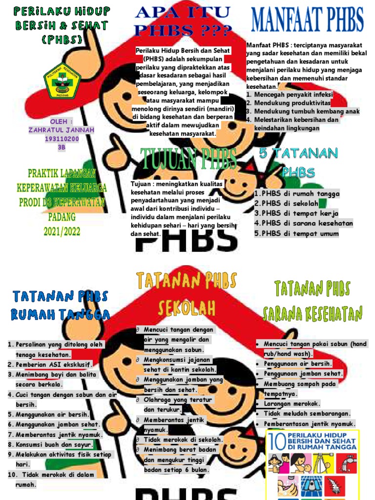 Leaflet PHBS 1&2 | PDF