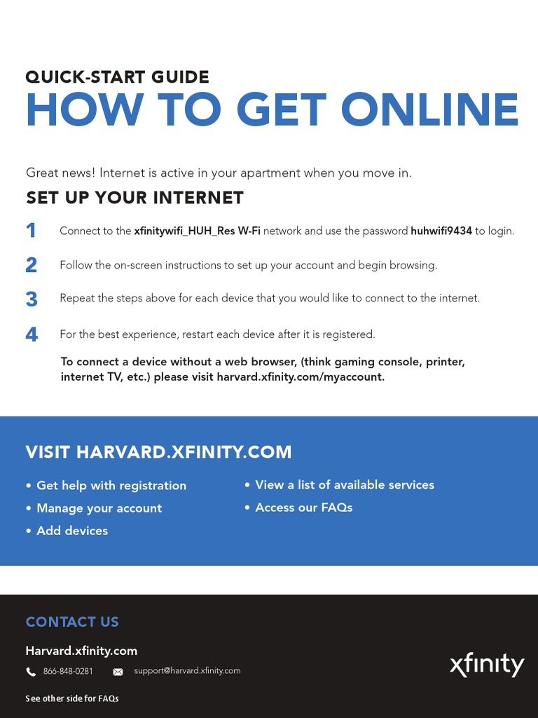 Welcome 2021-2022 Xfinity Flyer | PDF | Computer Network | Internet