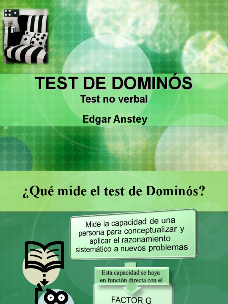 Test de Dominós: Evaluación de Inteligencia | PDF | Inteligencia ...