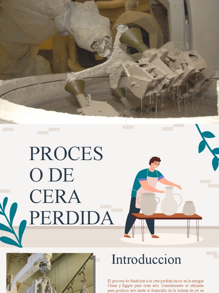 Perdida de Cera | PDF | Yeso | Fundición (metalurgia)