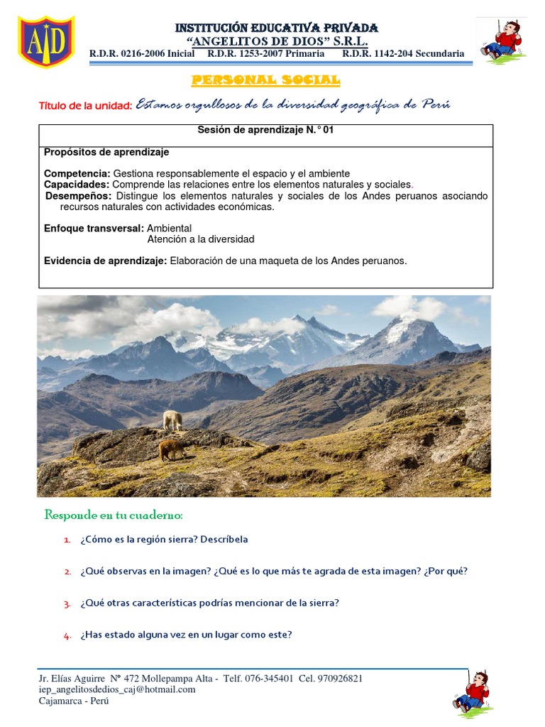 Los Andes Peruanos | PDF | Perú | Andes