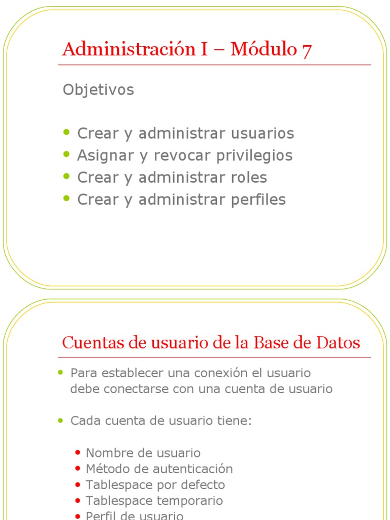 Administracion I - Modulo 07 | PDF | Autenticación | Software