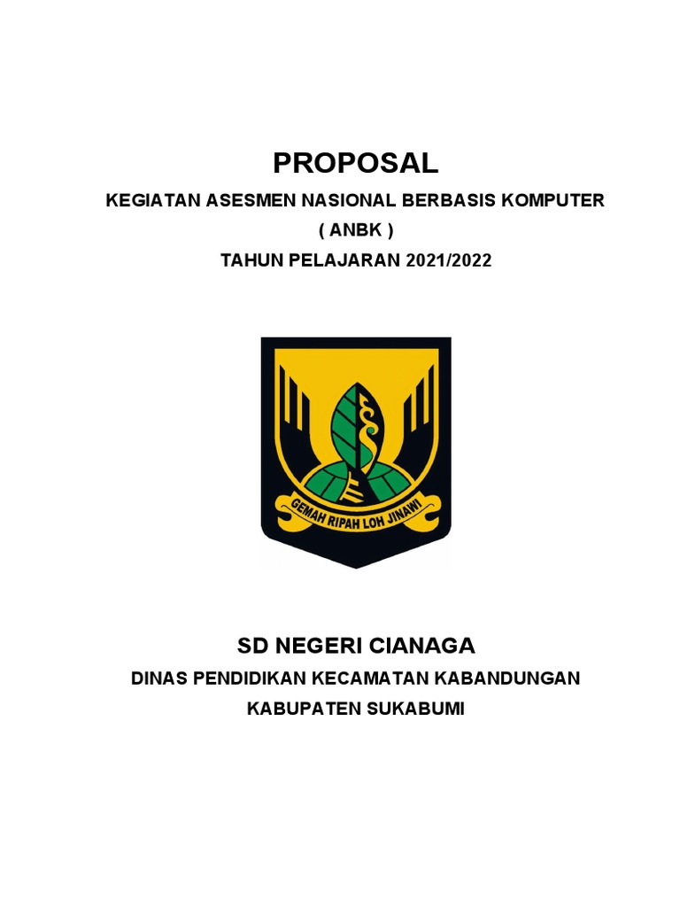 PROPOSAL ANBK - Editali | PDF