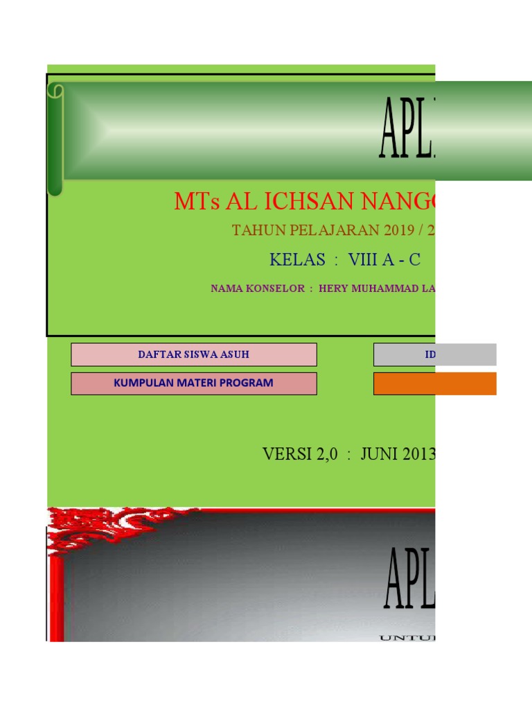 Aplikasi DCM SMP - Sma Versi 40 (Master) | PDF