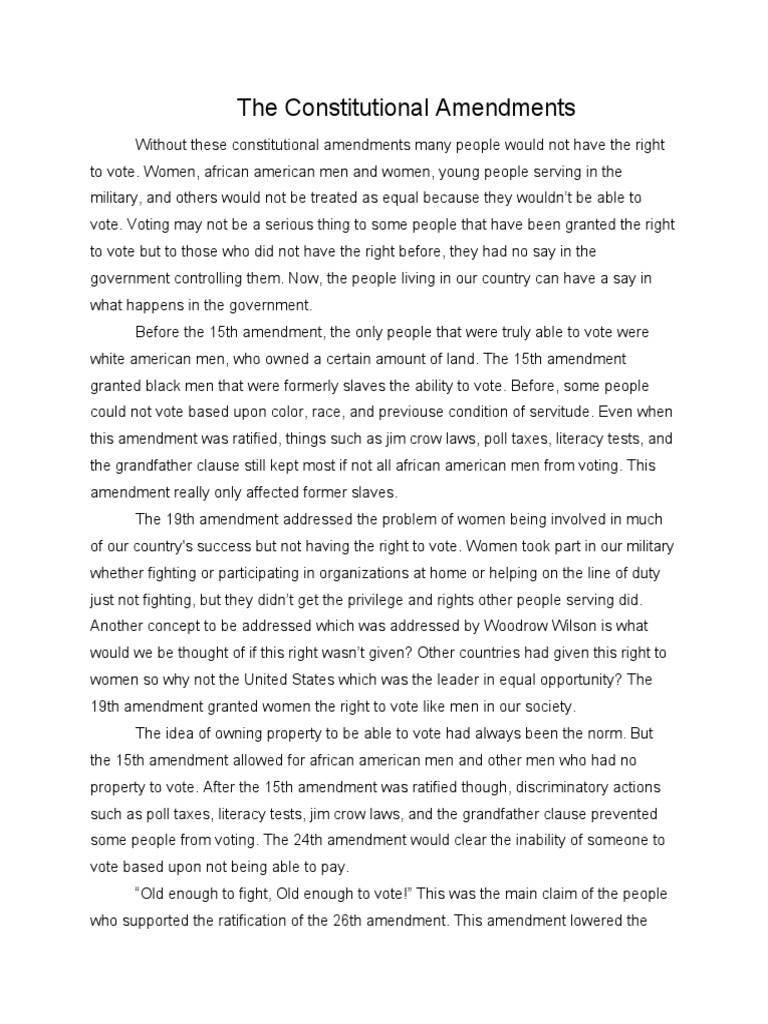 Untitled Document-6 | PDF | Fifteenth Amendment To The United States ...