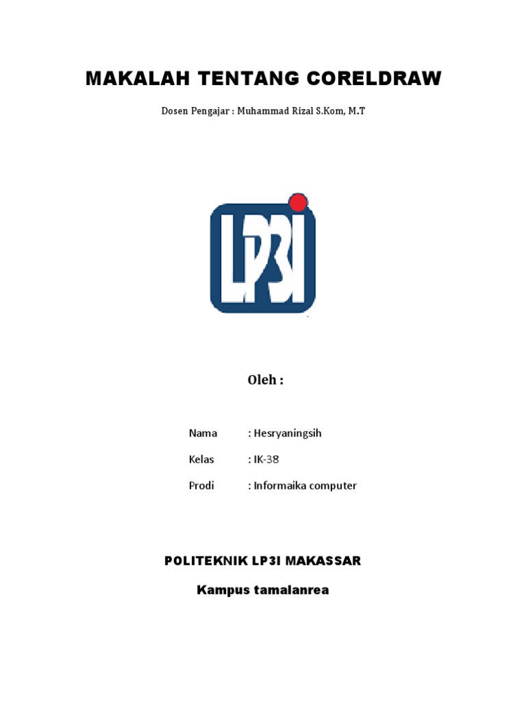Makalah Tentang Corel Draw Hesryaningsih Pdf 