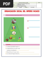 Organización Social Del Imperio Incaico para Segundo Grado de Primaria | PDF | Imperio Inca ...
