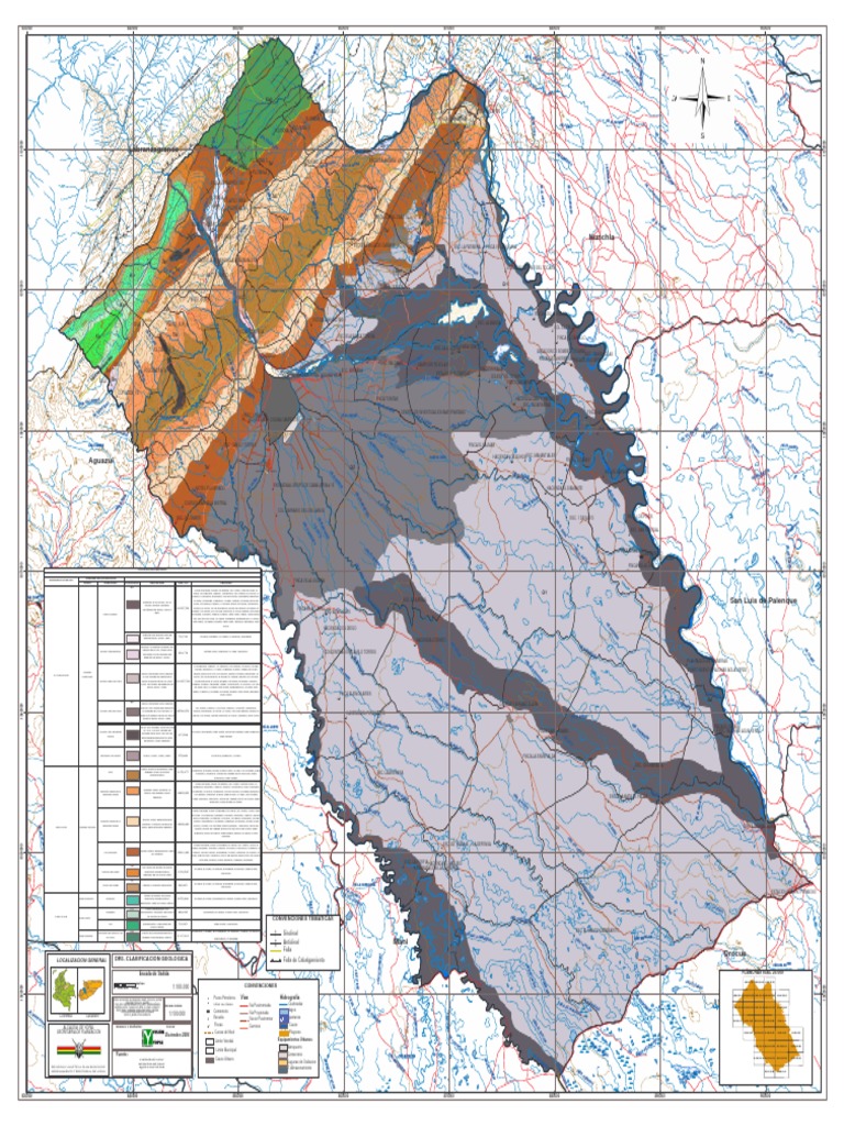Mapa Geologia Yopal Dr5. - Clasificacion - Geologica | PDF