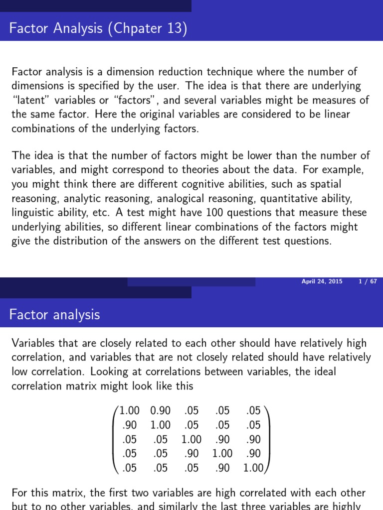 Confirmatory Factor Analysis | PDF | Factor Analysis | Principal ...