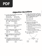 Class IX - 06 Lines and Angles - Question Bank | PDF | Angle | Euclidean Plane Geometry