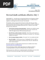 Certification of Death UK OSCE Guide | PDF | Death | Coroner