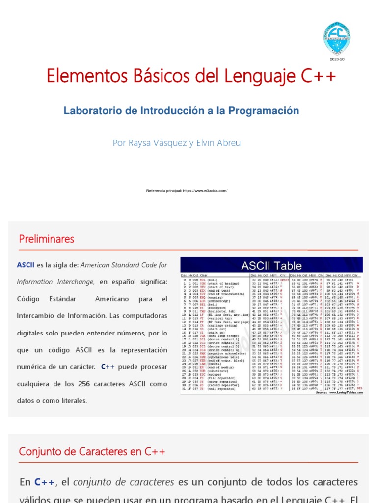 Elementos básicos del lenguaje C | PDF | C ++ | Puntero (Programación de computadora)