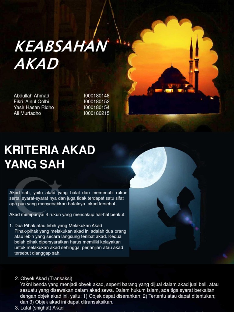 Keabsahan Akad | PDF