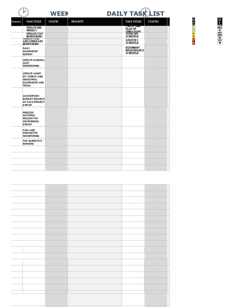 Daily To Do List | PDF