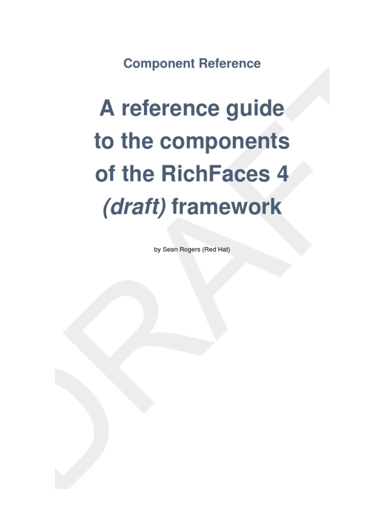 RichFaces Reference | Download Free PDF | Library (Computing) | Ajax (Programming)