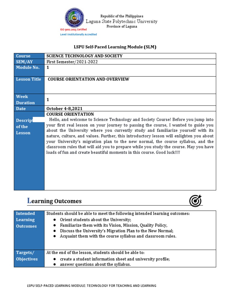 Module 1 Week 1-5 Scitech - Cte | PDF | Science | Planets