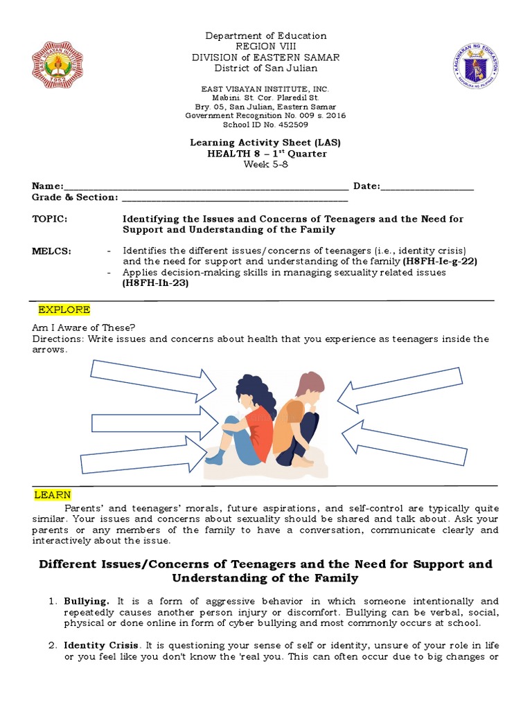 Grade 8 HEALTH Week 5-8 | PDF | Adolescence | Substance Abuse