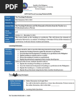 Elements of Teaching Profession | PDF | Profession | Teachers