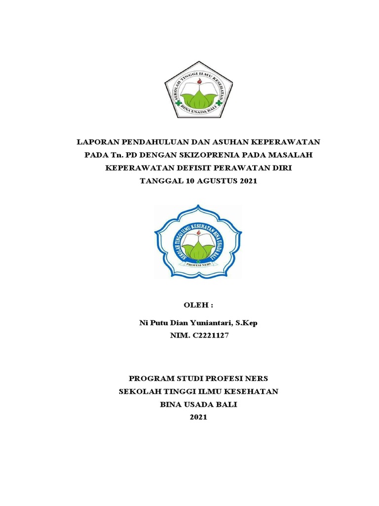 LP Askep Jiwa 2 DPD | PDF | Sains & Matematika | Gaya Hidup