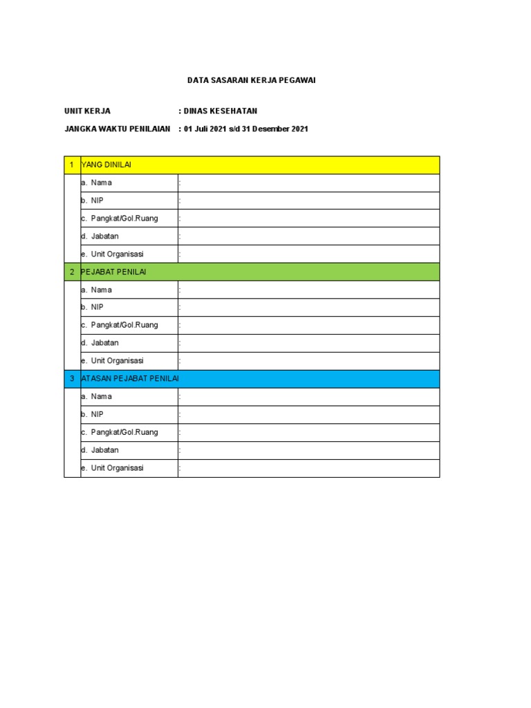 SKP PUSKESMAS NUSUKAN SMT 1 2021 Terbaru | PDF