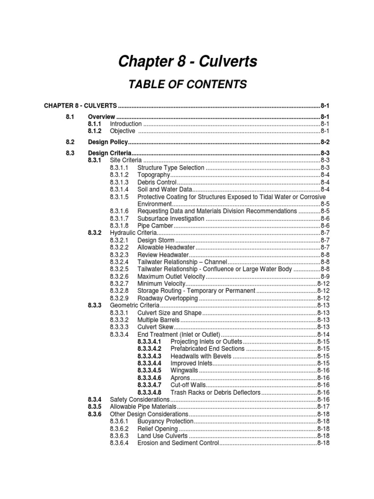 Chapter 8 | PDF | Flood | Pipe (Fluid Conveyance)