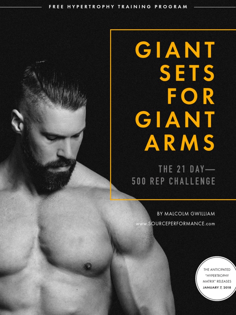 Giant Sets FOR Giant Arms: T H E 2 1 D Ay - 500 Rep Challenge | PDF ...