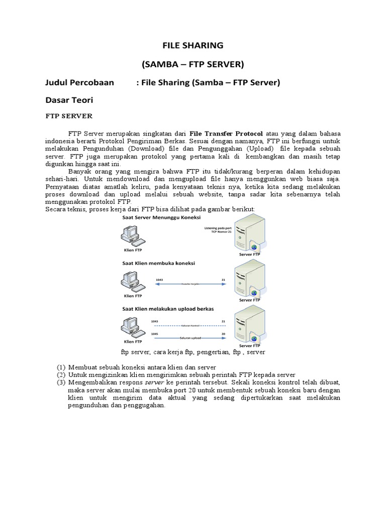 File Sharing Samba - FTP | PDF