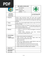 Bukti Checklist Penyimpanan Dan Pelabelan Reagensia | PDF