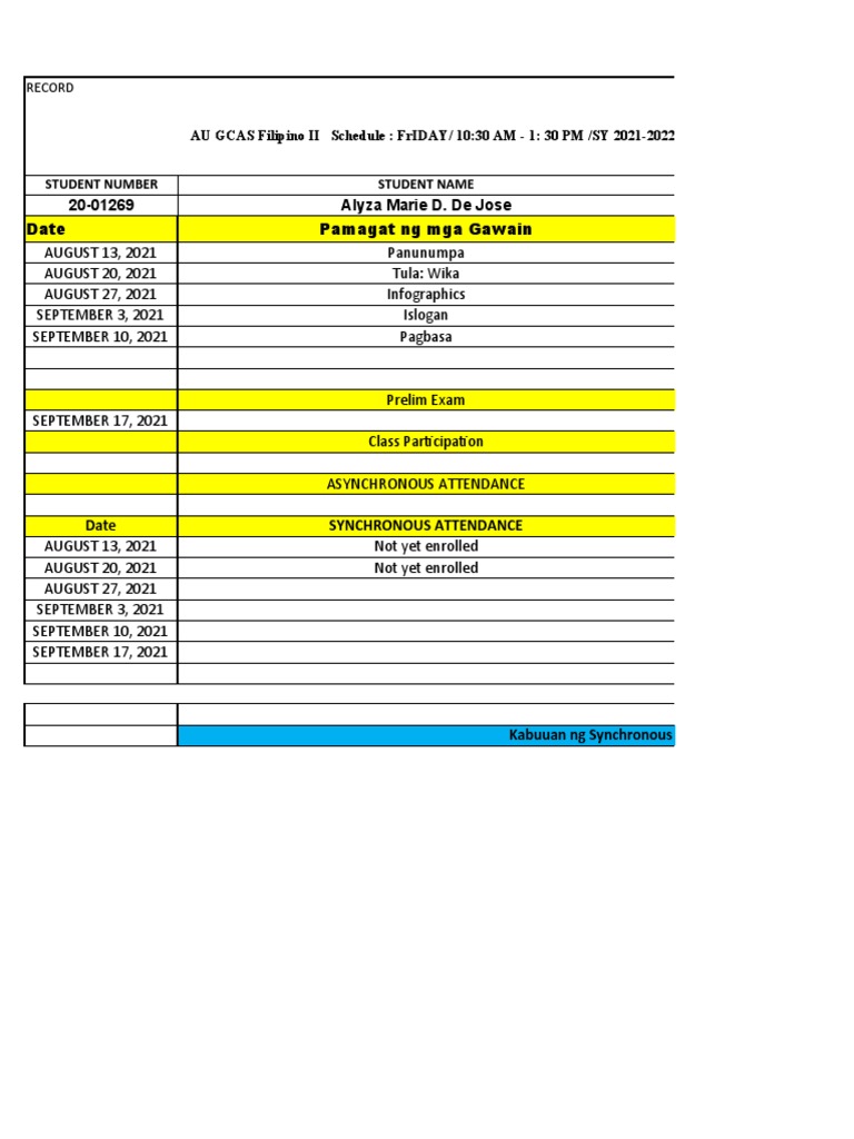 Student Record | PDF