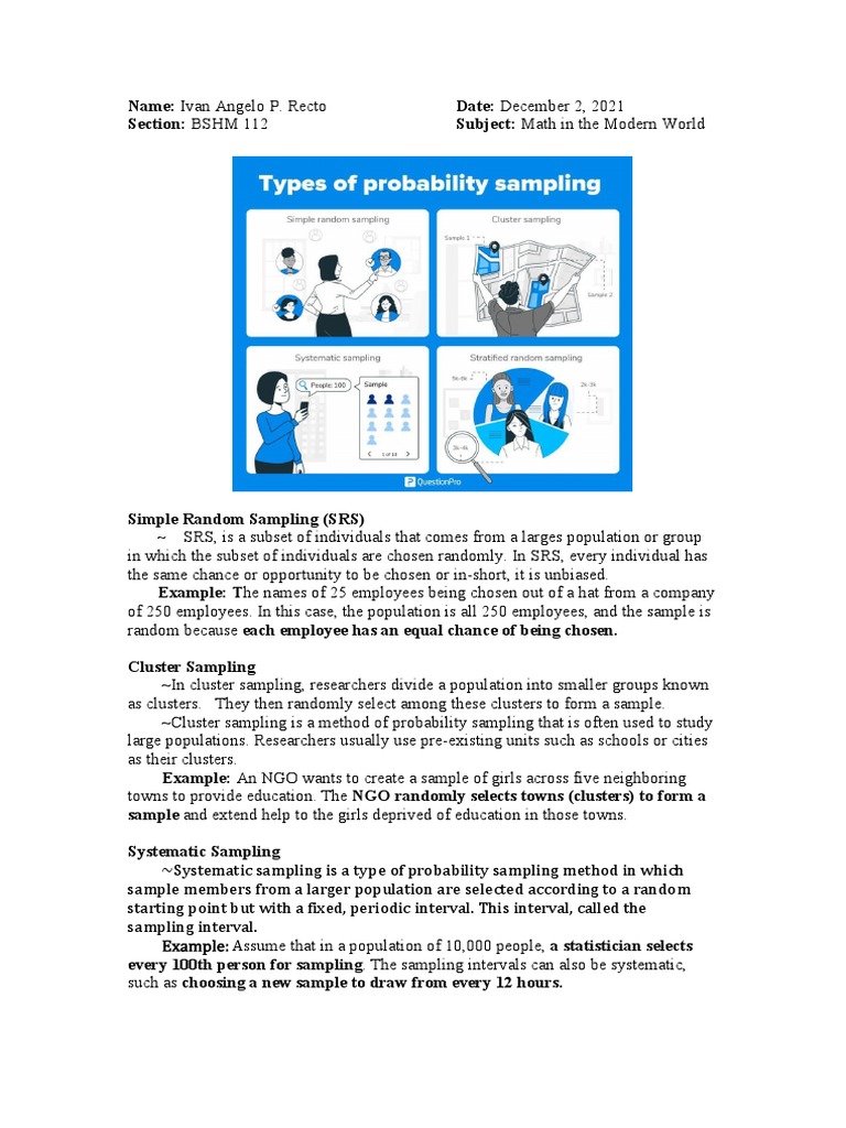 Sampling Techniques | PDF | Sampling (Statistics) | Evaluation Methods