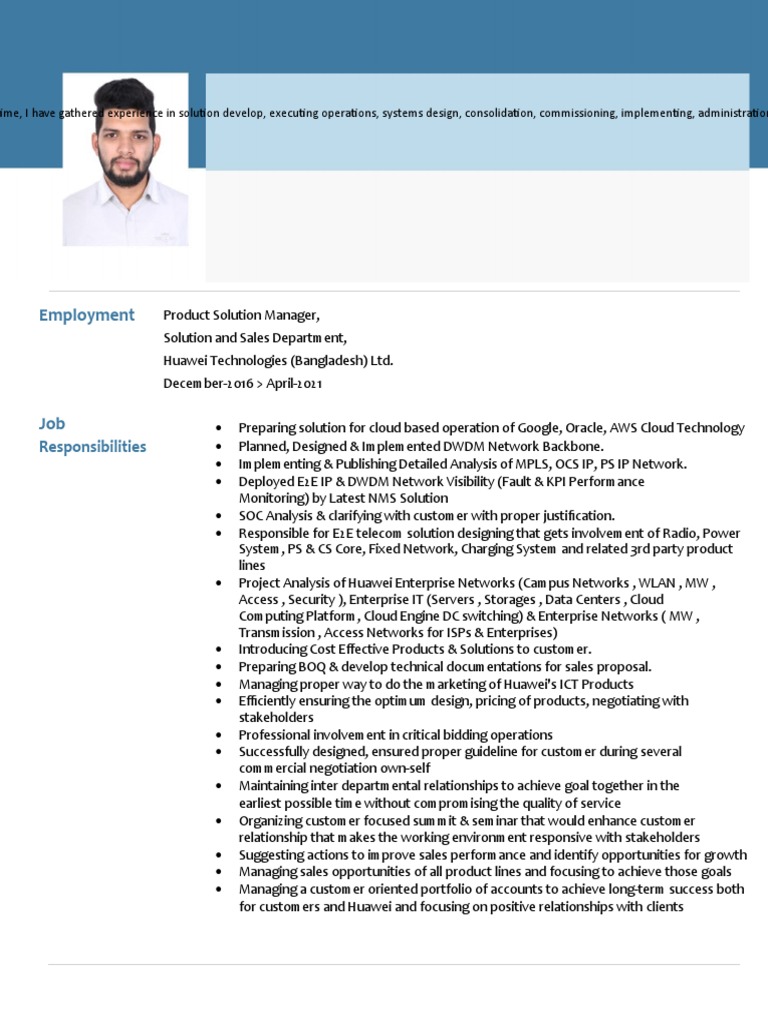 CV-Shoaib Bin Noor | PDF | Cloud Computing | Information Technology