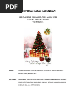 Contoh - LPJ (LAPORAN PERTANGGUNGJAWABAN NATAL) PEMUDA/I - NAPOSO | PDF