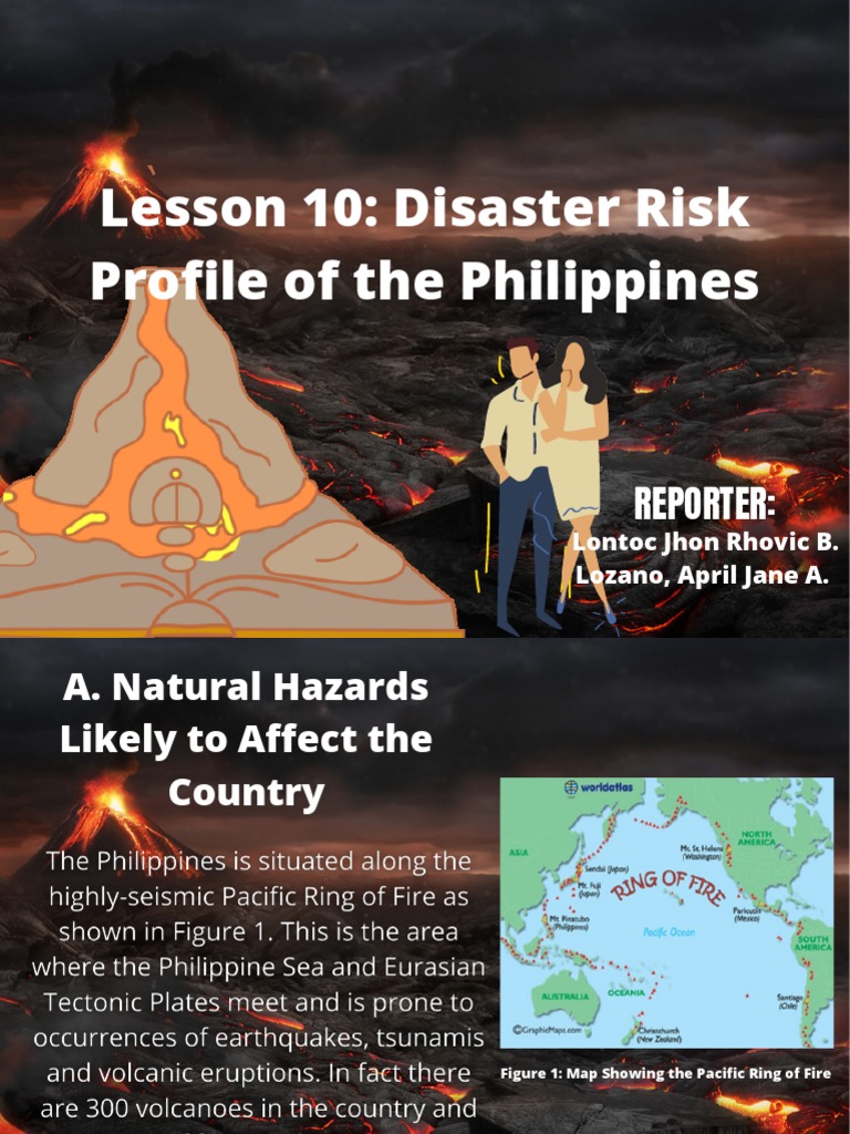 Lesson 10 Disaster Risk Profile of The Philippines | PDF | Earthquakes ...