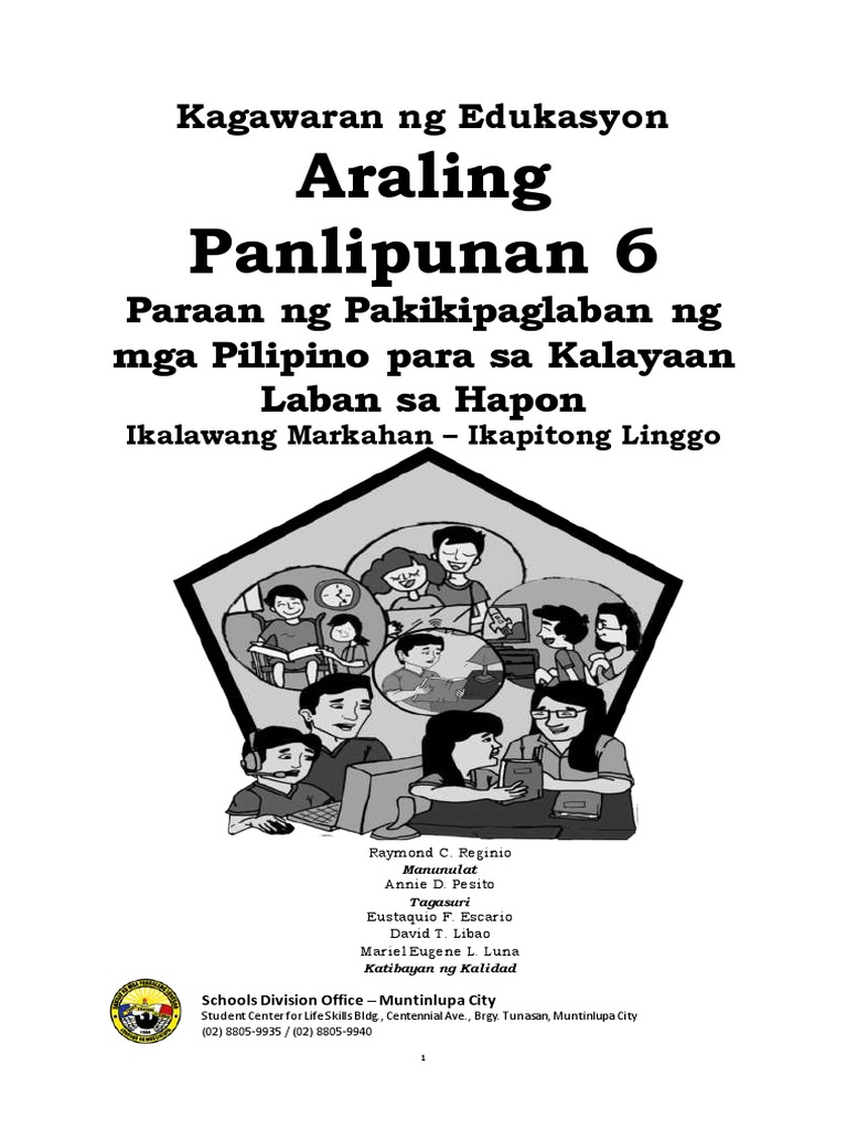 V.2AP6 Q2 W7 Paraan NG Pakikipaglaban NG Mga Pilipino para Sa Kalayaan ...