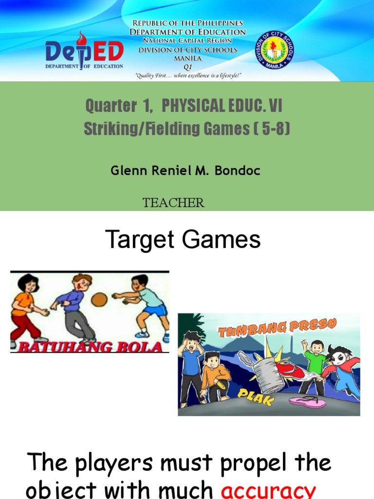 PE Striking Fielding Games | PDF