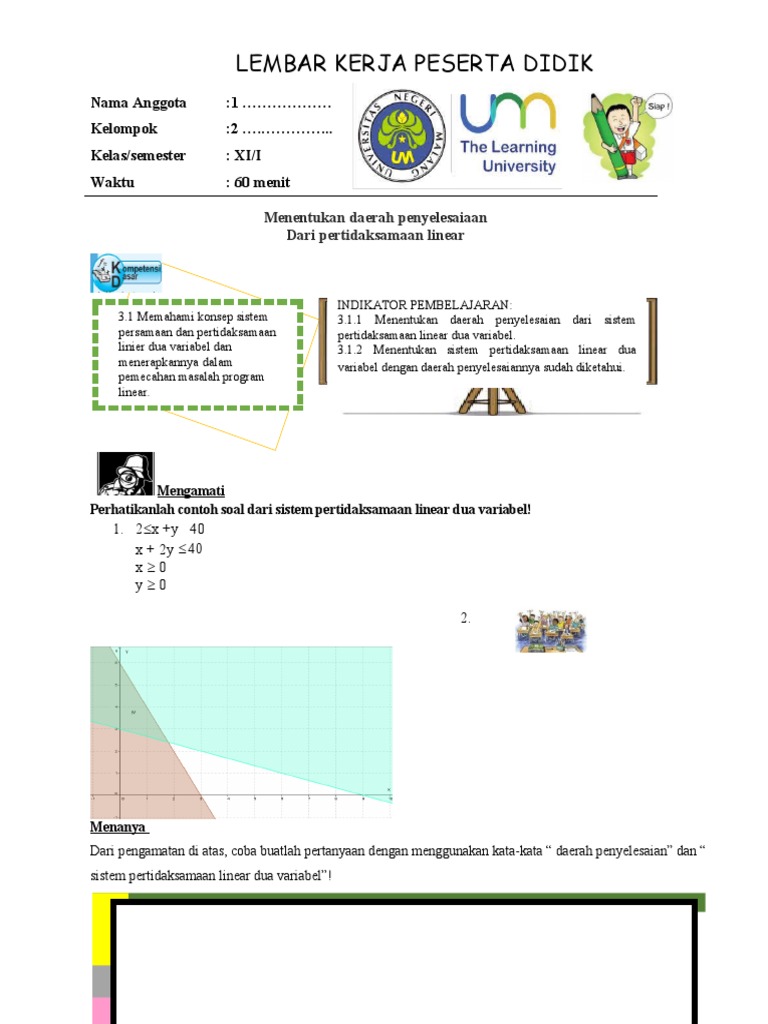 LKPD Program Linear | PDF