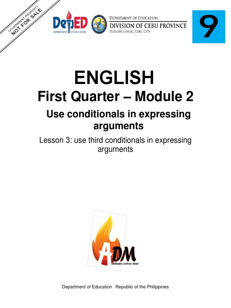 First Quarter - Module 2: English | PDF | Learning | Teachers
