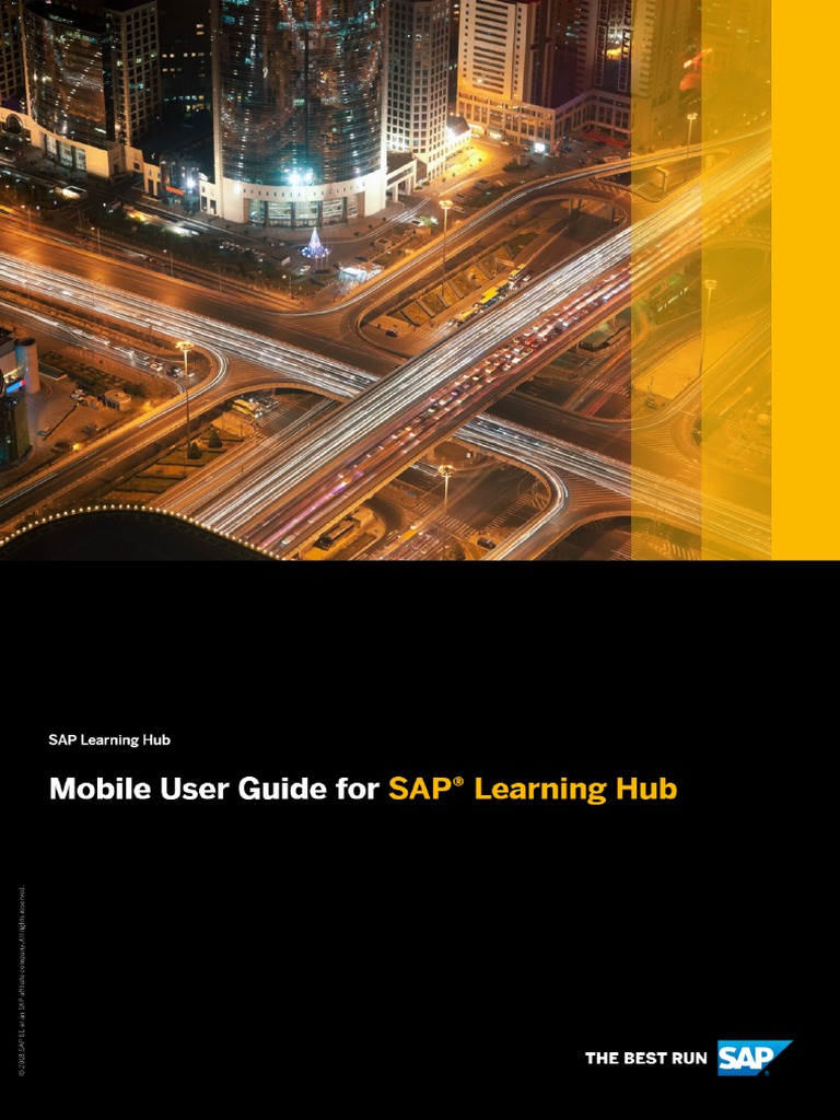 SAP Learning Hub Mobile Guide | PDF