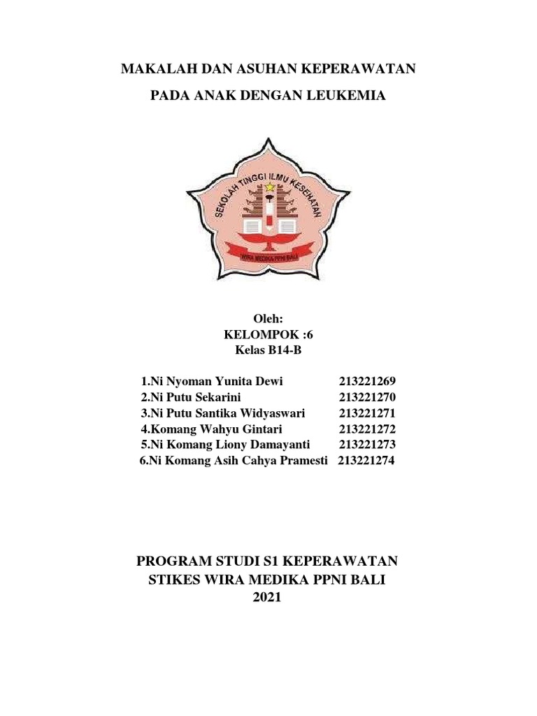 Maklah Dan Askep Leukimia KL 6 (1) .Docx Fix | PDF