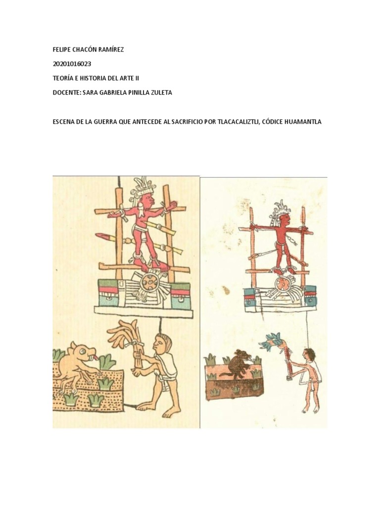 Análisis de la escena del sacrificio por flechamiento en el Códice ...