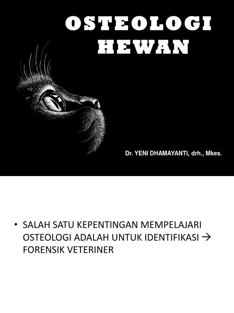 Osteologi Extremitas Cranialis Hewan | PDF | Ilmu Sosial