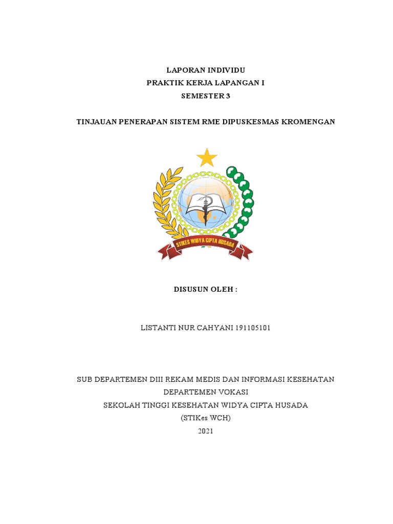 Laporan Individu PKL 1 | PDF | Komputer