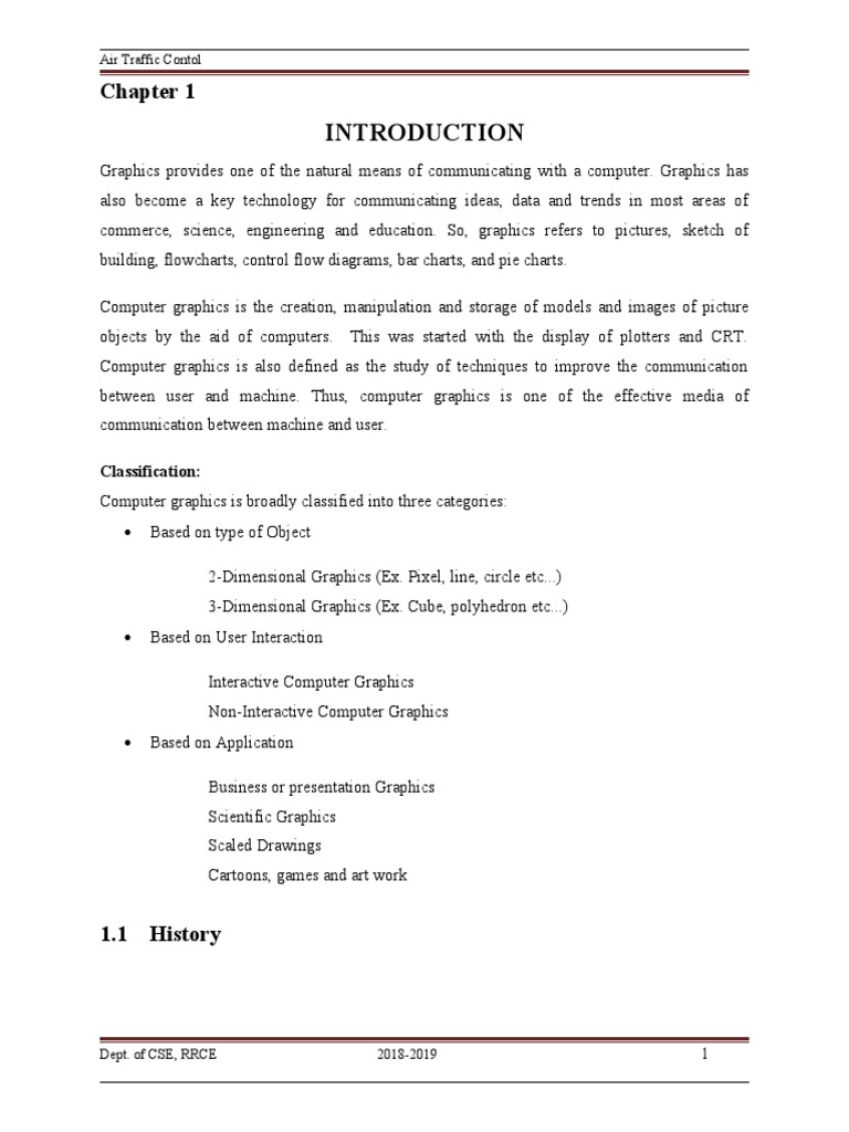 CG Air Traffic Control Project | PDF | Computer Graphics | Computing