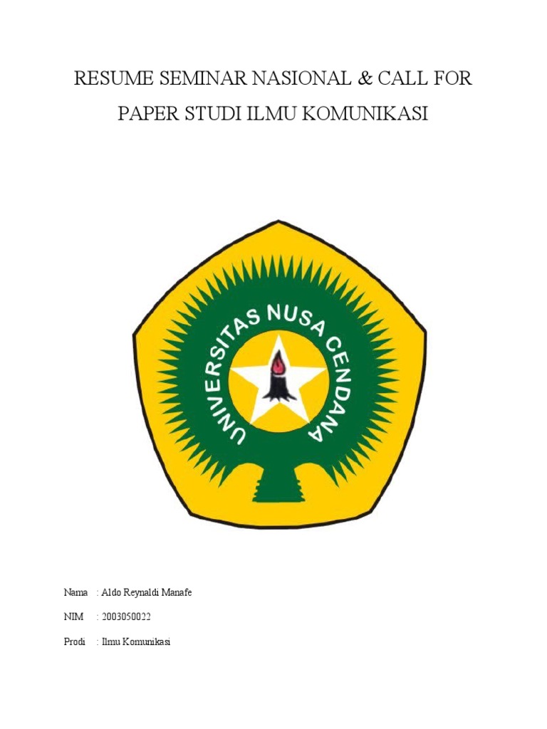 A - Aldo Reynaldi Manafe (2003050022) RESUME KAP DAN TEKKOM | PDF ...