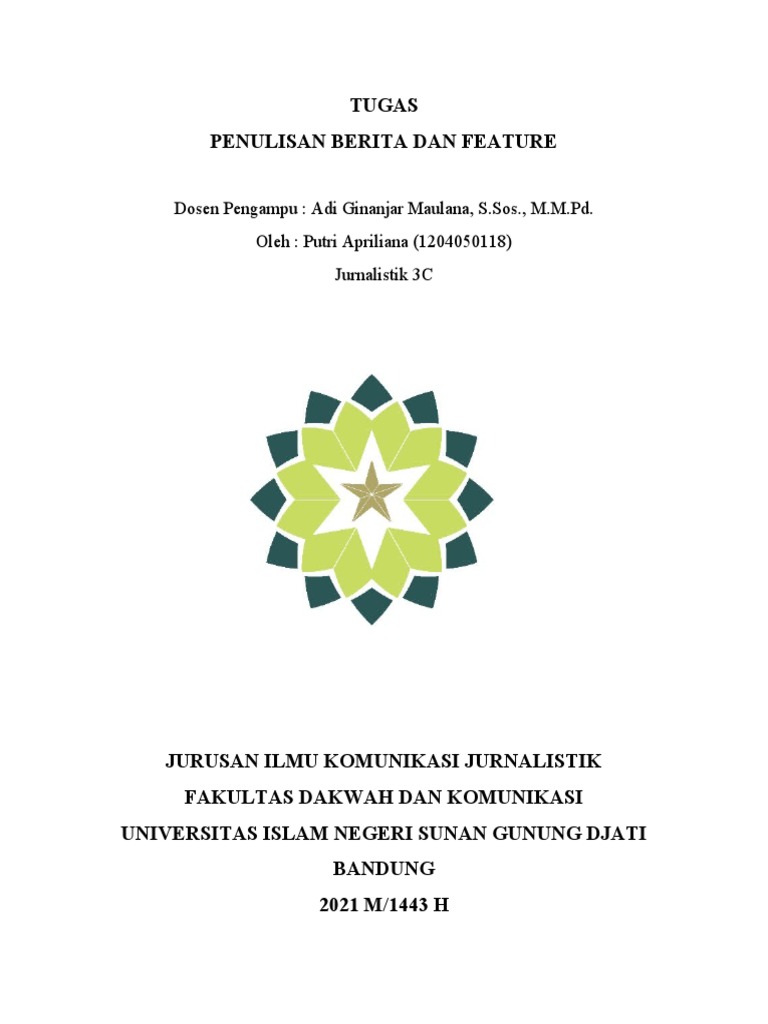 Putri Apriliana - 1204050118 - Jur 3c - Tugas Berita Feature | PDF