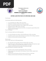 Leadership Duties and Responsibilities of General Pta Officers | PDF ...