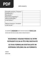 Popisna Lista | PDF