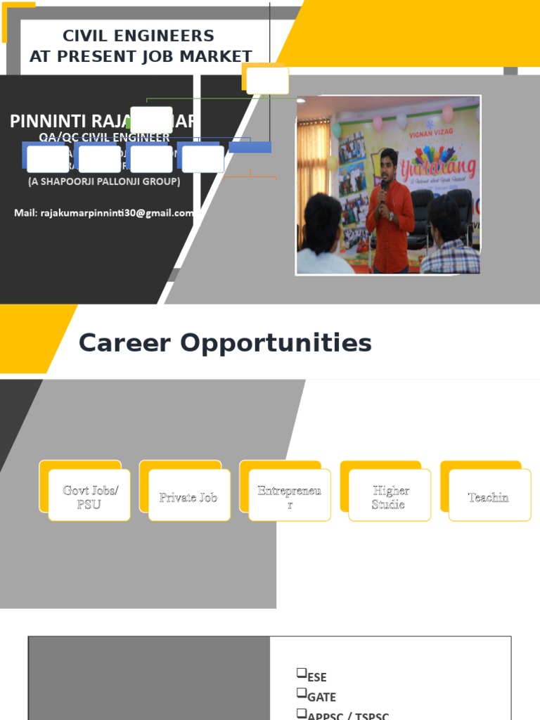 Career Opportunities in Civil Engineering | PDF
