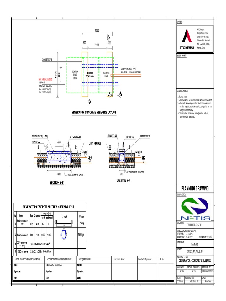 Kabasis-12 - Generator Concrete Sleeper | PDF | Civil Engineering ...