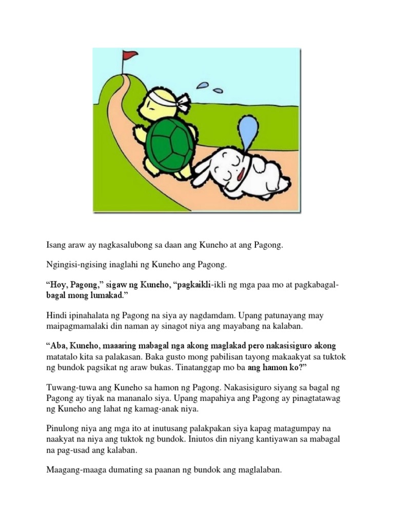 Si Kuneho at Si Pagong | PDF